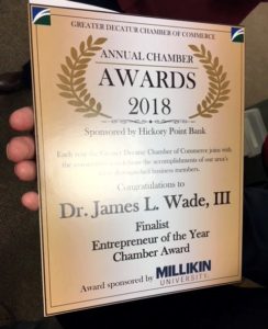 Dr. Wade Named Finalist for Entrepreneur of the Year Chamber Award ...